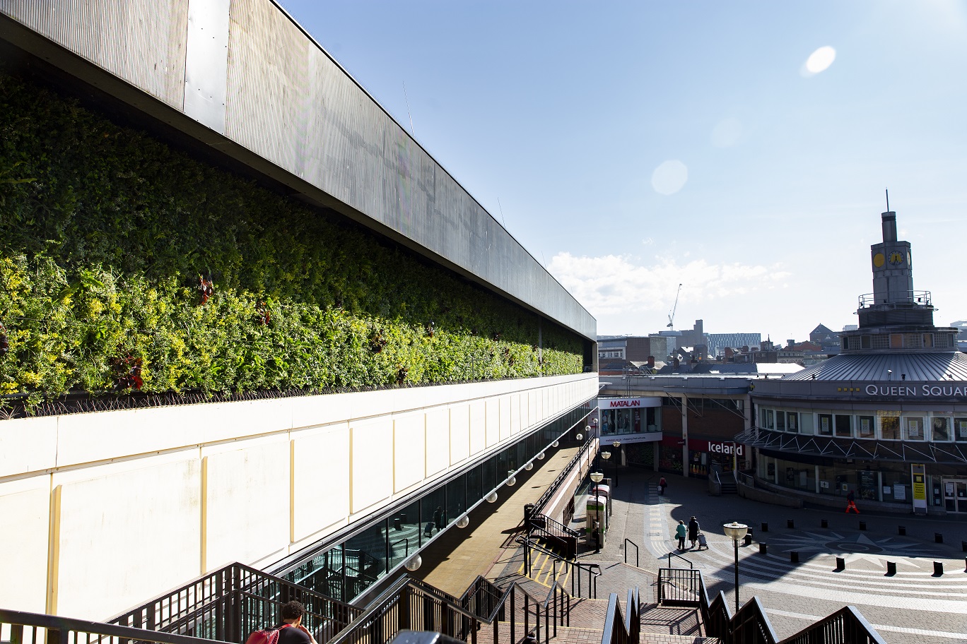 Unique ‘living green wall’ installed at Liverpool’s St Johns Shopping ...