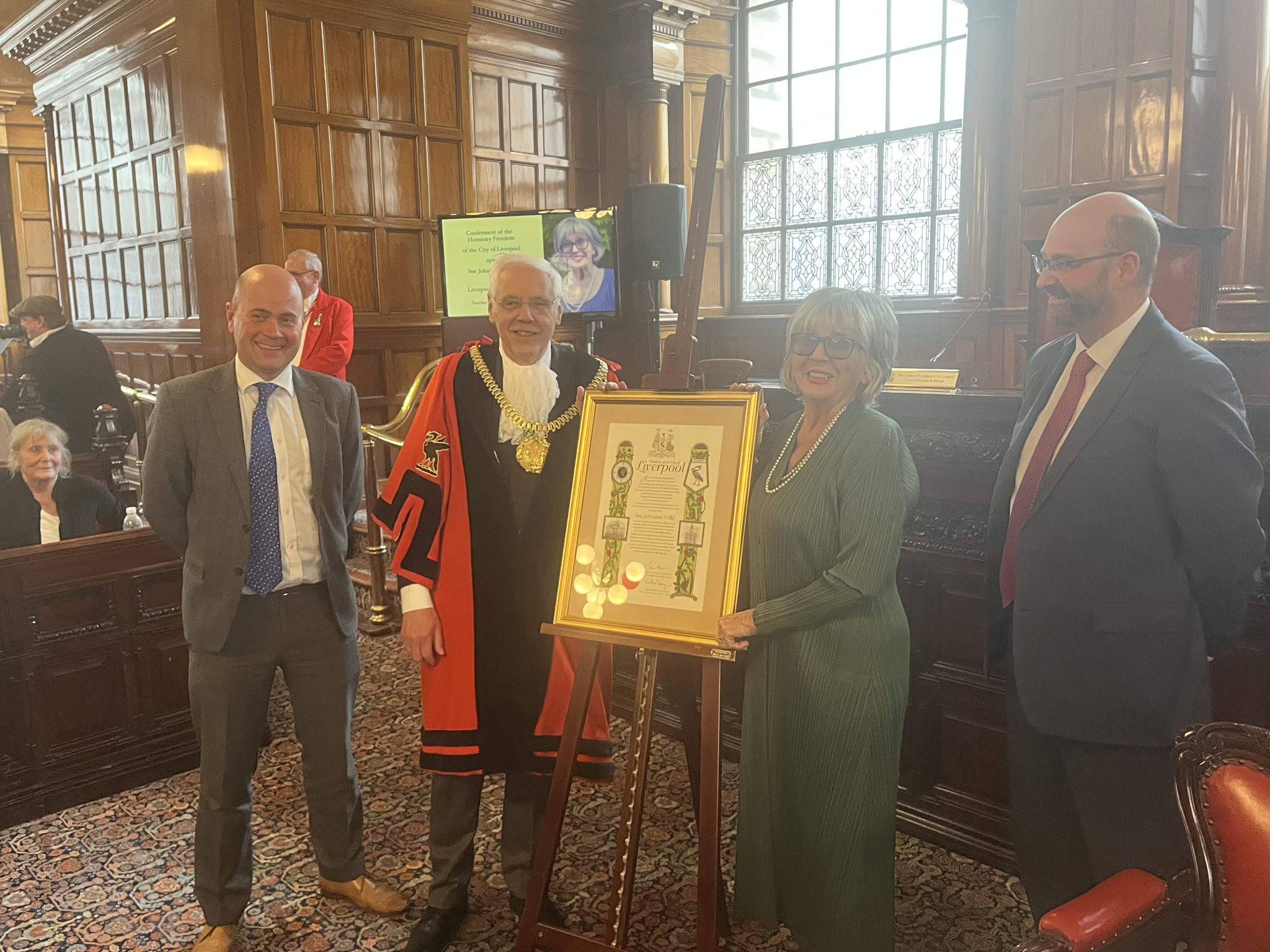 Macca and Klopp lead tributes to Sue Johnston at Freedom of Liverpool ...